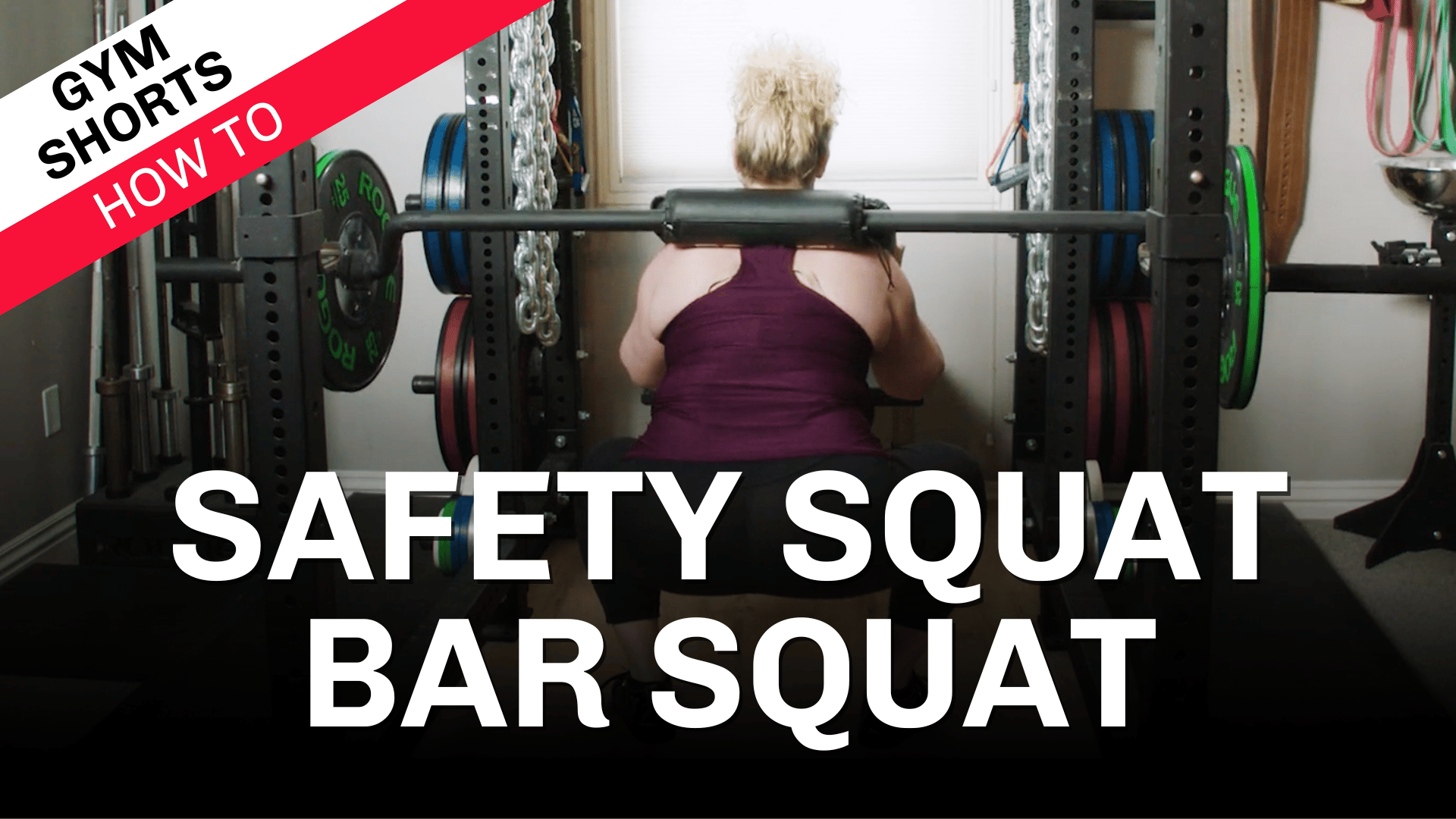 Safety Squat Bar Squat: How To (Gym Shorts) | Barbell Logic